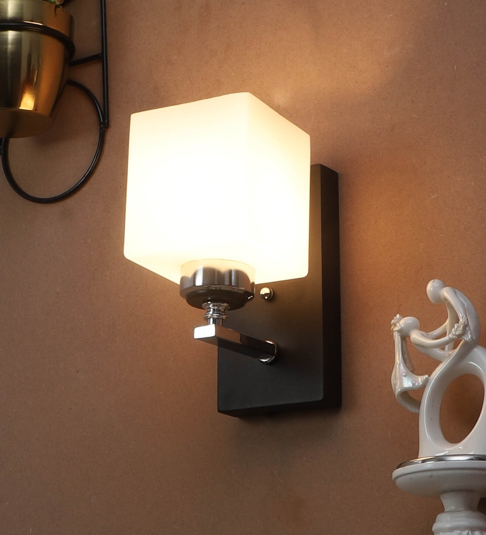 Buy Brown Mild Steel Wall Light at 13% OFF by LeArc Designer Lighting ...