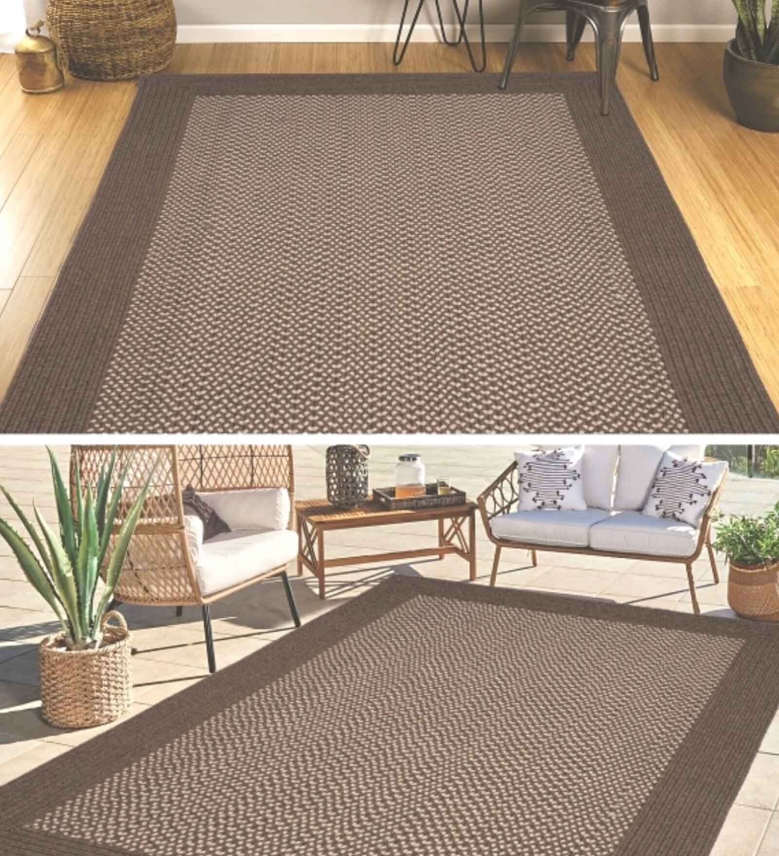 Buy Brown Polypropylene Solid 2 x 5 Feet Machine Made Carpet by KAZAGE ...