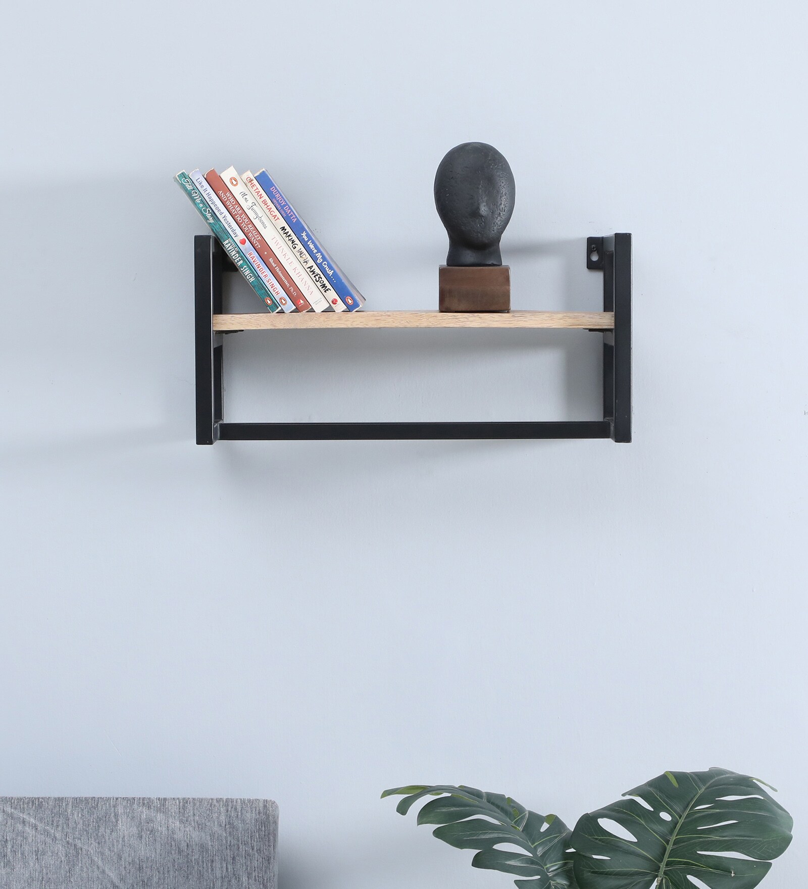 Buy Natural Mango Wood Wall Shelf at 20% OFF by The Creative Art ...