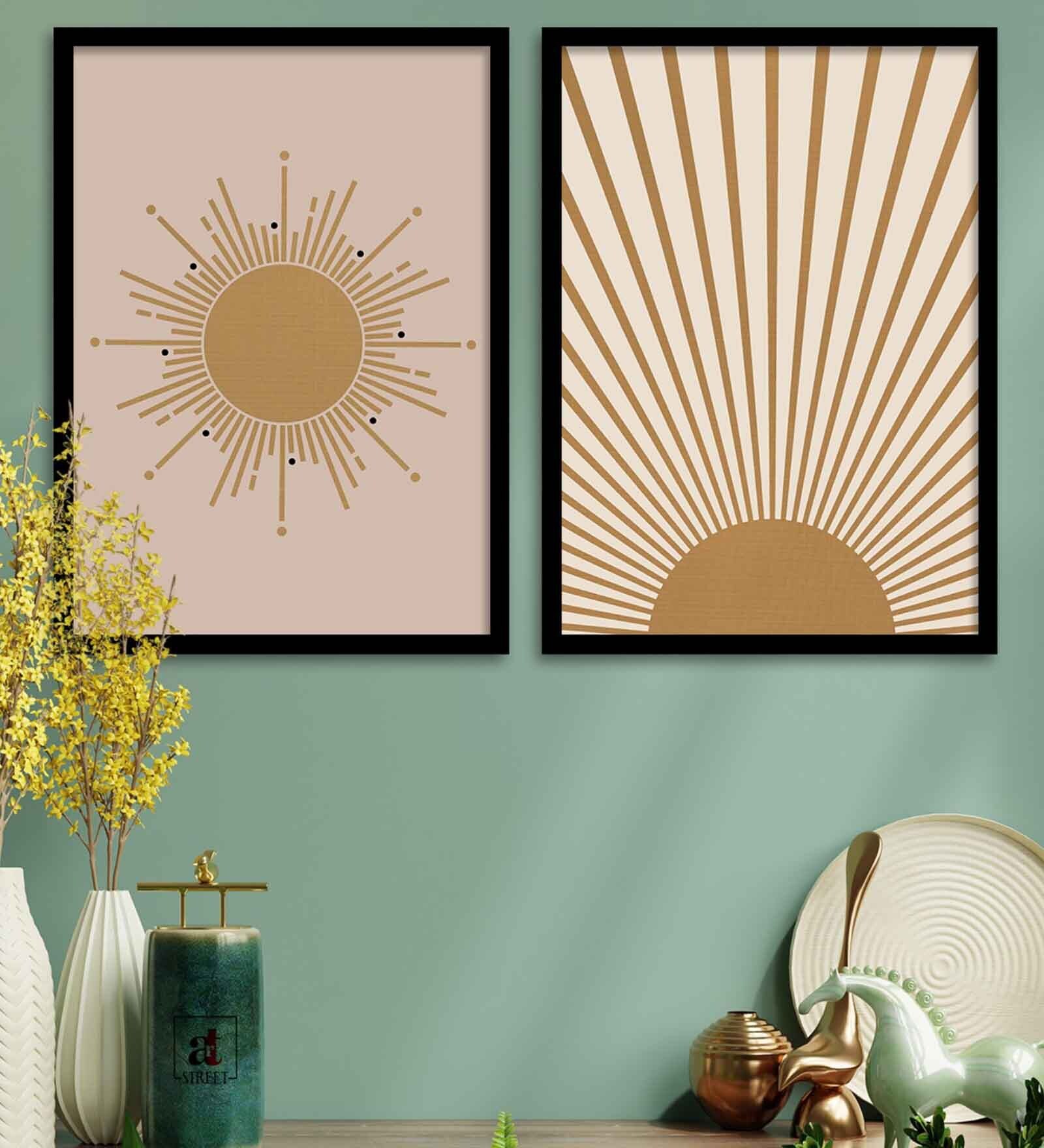 Buy Visualistry Works Brown Paper Framed Art Print Set of 2 at 56% OFF ...