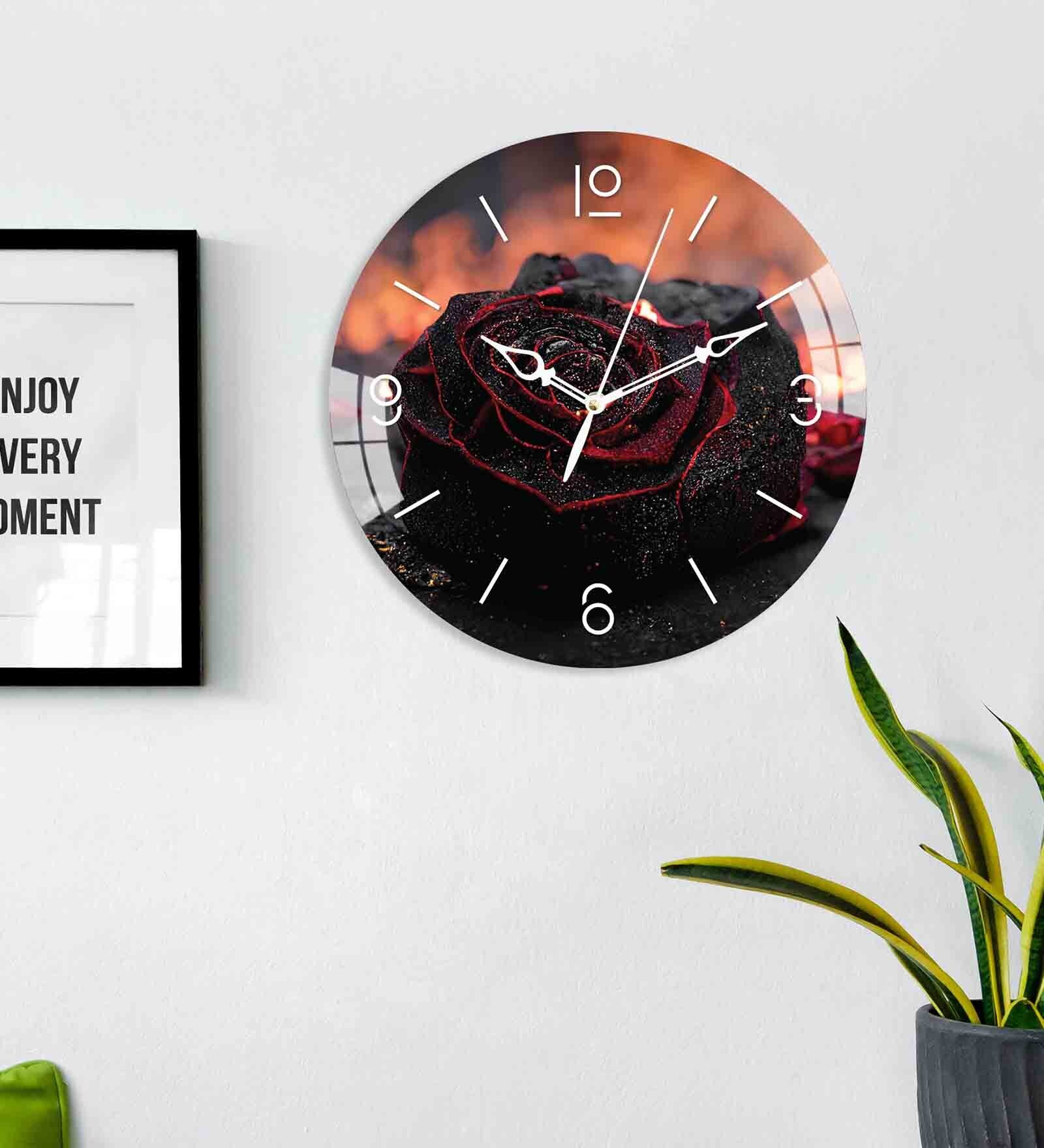 Buy Brown Texture Acrylic Wall Clock at 17% OFF by The Next Decor ...