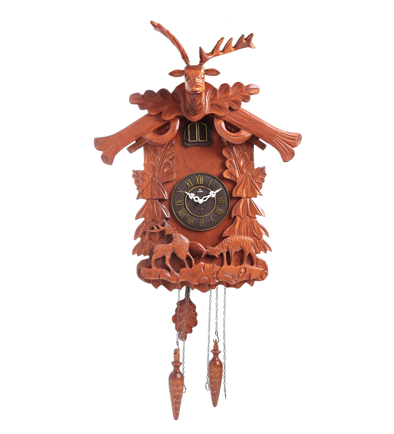 Buy Brown Solid Wood Analog Cuckoo Clock by Horo at 23% OFF by Horo ...