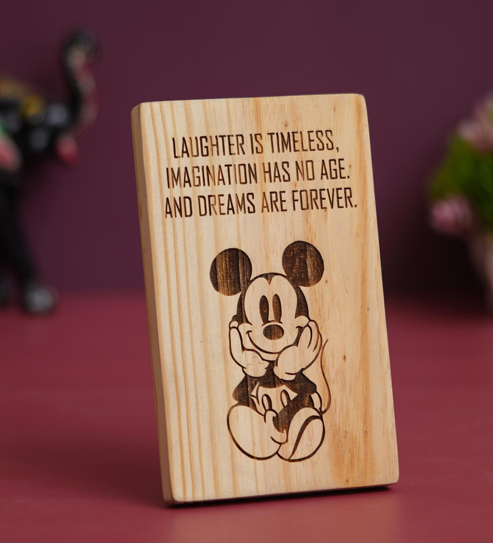 Buy Mickey Mouse Brown Engineered Wood Showpiece at 6% OFF by ...