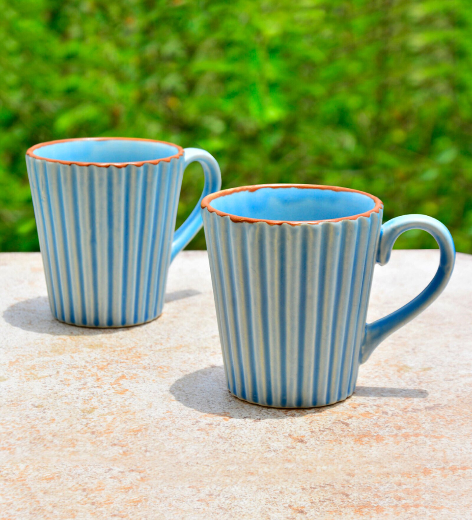 Buy Bryan 300ml Blue (Set of 2) Ceramic Coffee Mug at 31% OFF by ...