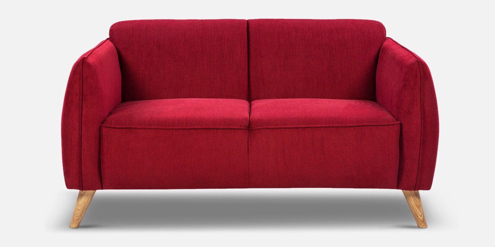 Buy Brawny Fabric 2 Seater Sofa in Maroon Colour at 79% OFF by HomeTown ...