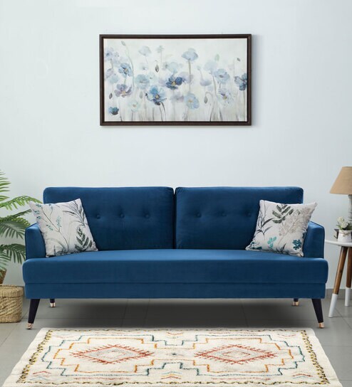 Blue Contemporary Sofa Sets Online @Upto 70% OFF | Pepperfry