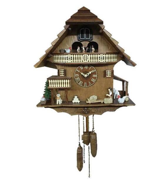 Buy Brown Solid Wood Analog Cuckoo Clock By Kairos Online Cuckoo Clocks Clocks Home Decor