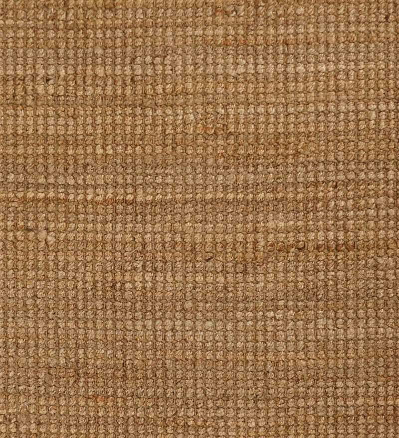 Buy Brown Jute Solid 2 x 3 Feet Machine Made Carpet by The Neyth Studio ...
