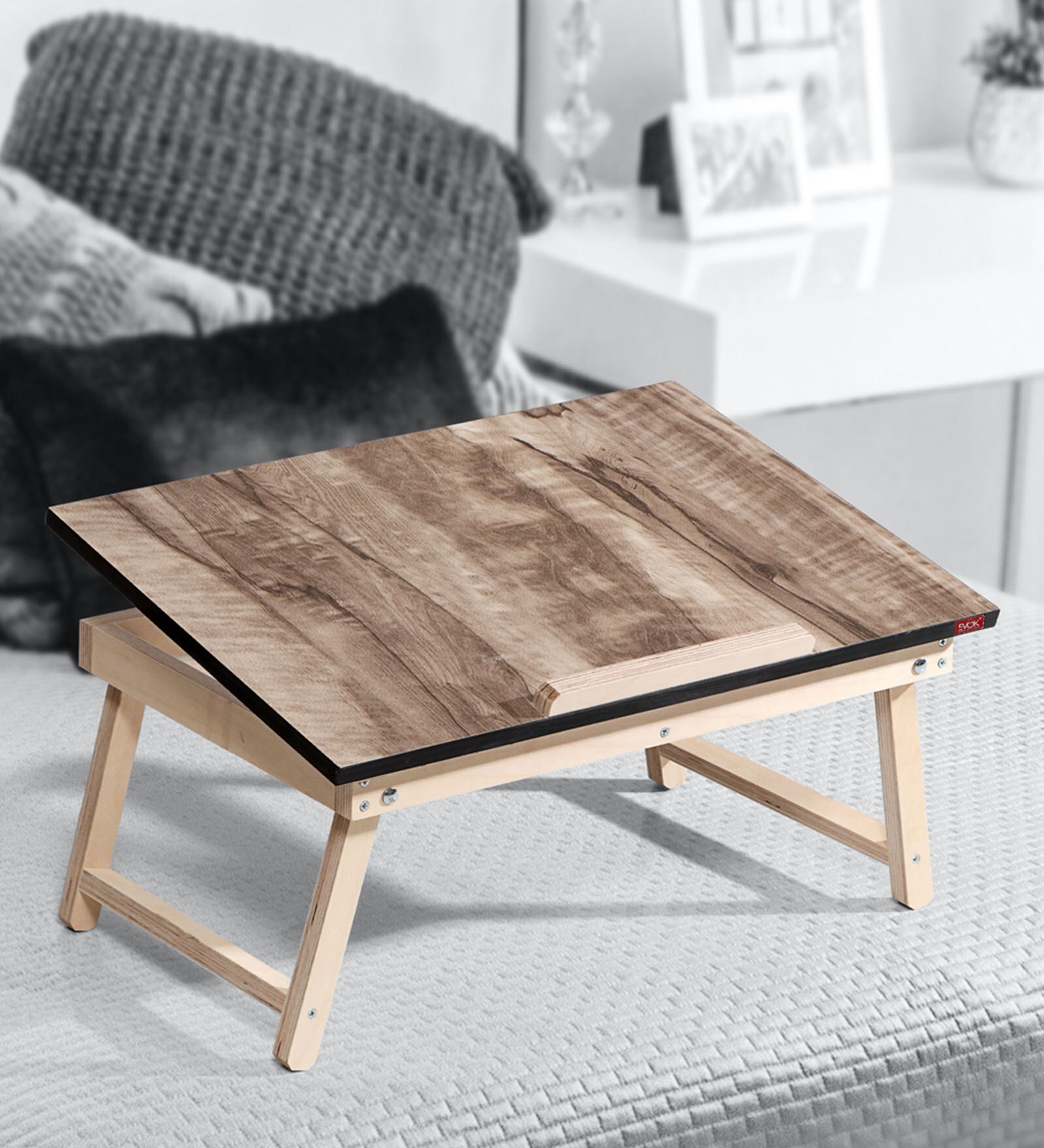 Buy BT 2XL Portable Table in Light Walnut Finish at 51% OFF by Evok ...