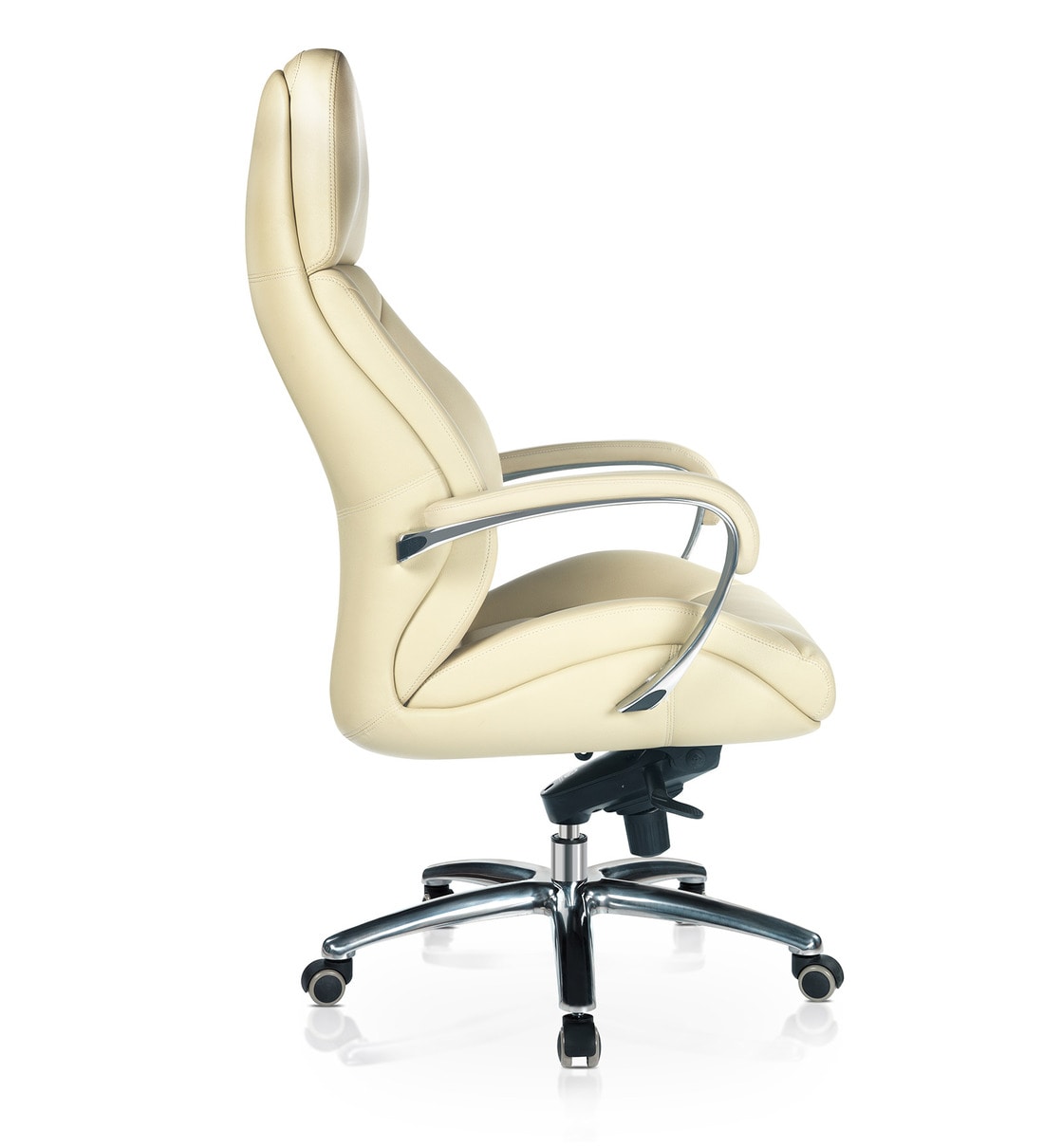 Buy Buff High Back Executive Chair in Beige Colour by Oblique Online ...