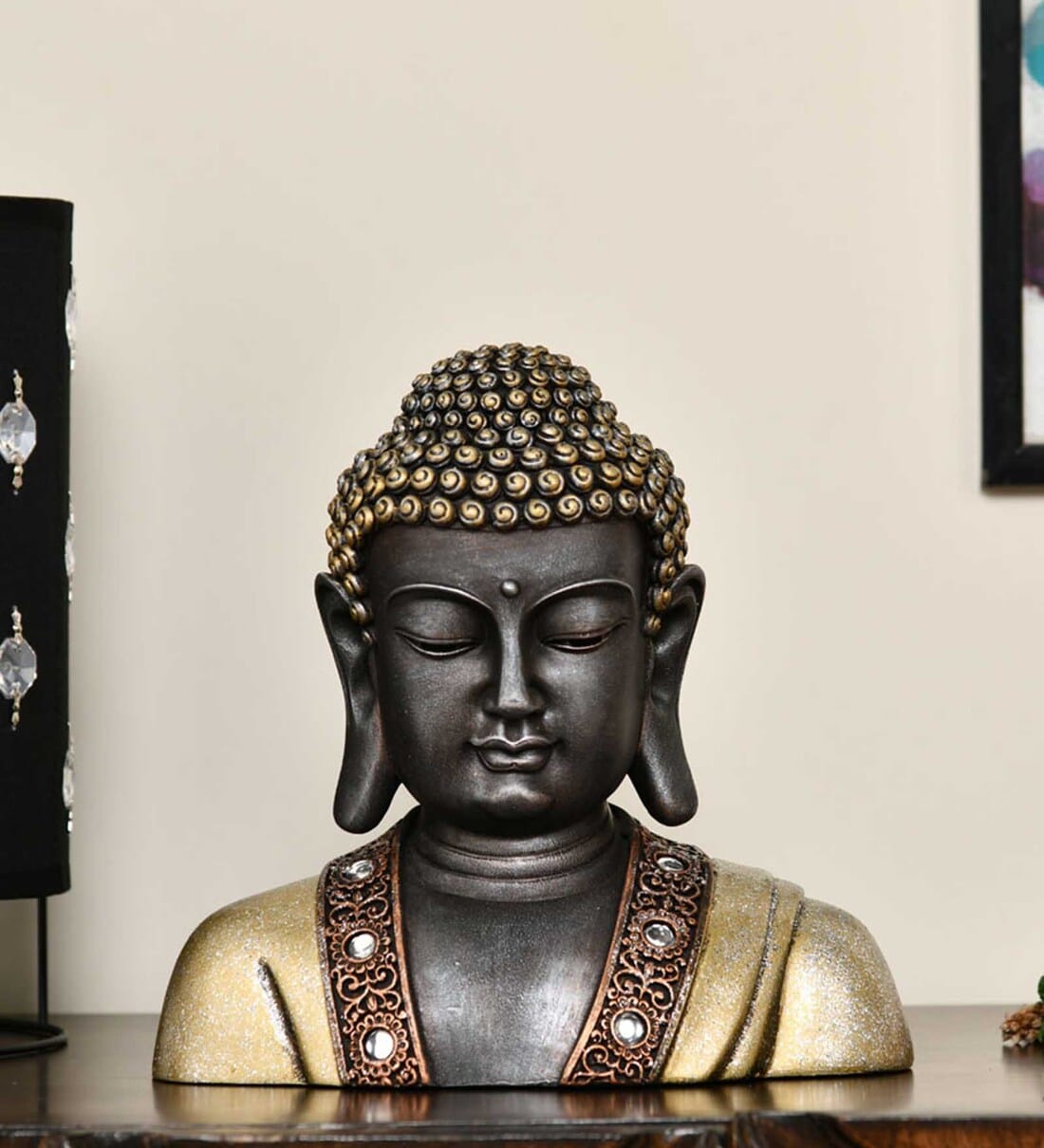 Buy Bust Buddha Spiritual Idol Gold by @home at 100% OFF by @home ...