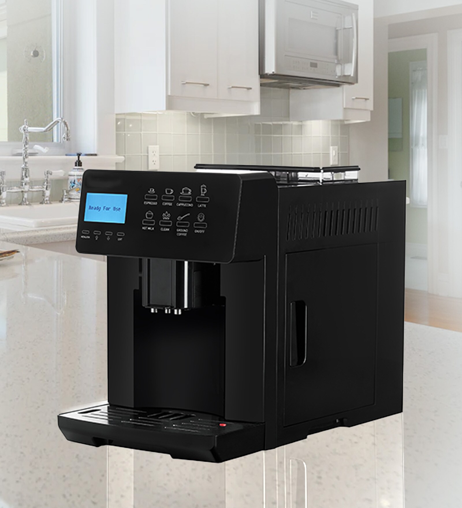Buy Budan Fully Automatic Espresso Coffee Machine (Black) at 50% OFF by ...