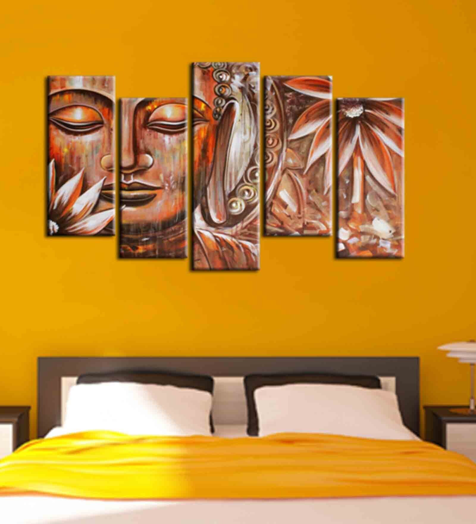 Buy Buddha Wall Mdf Art Panels Set of 5 Frames at 31% OFF by ...