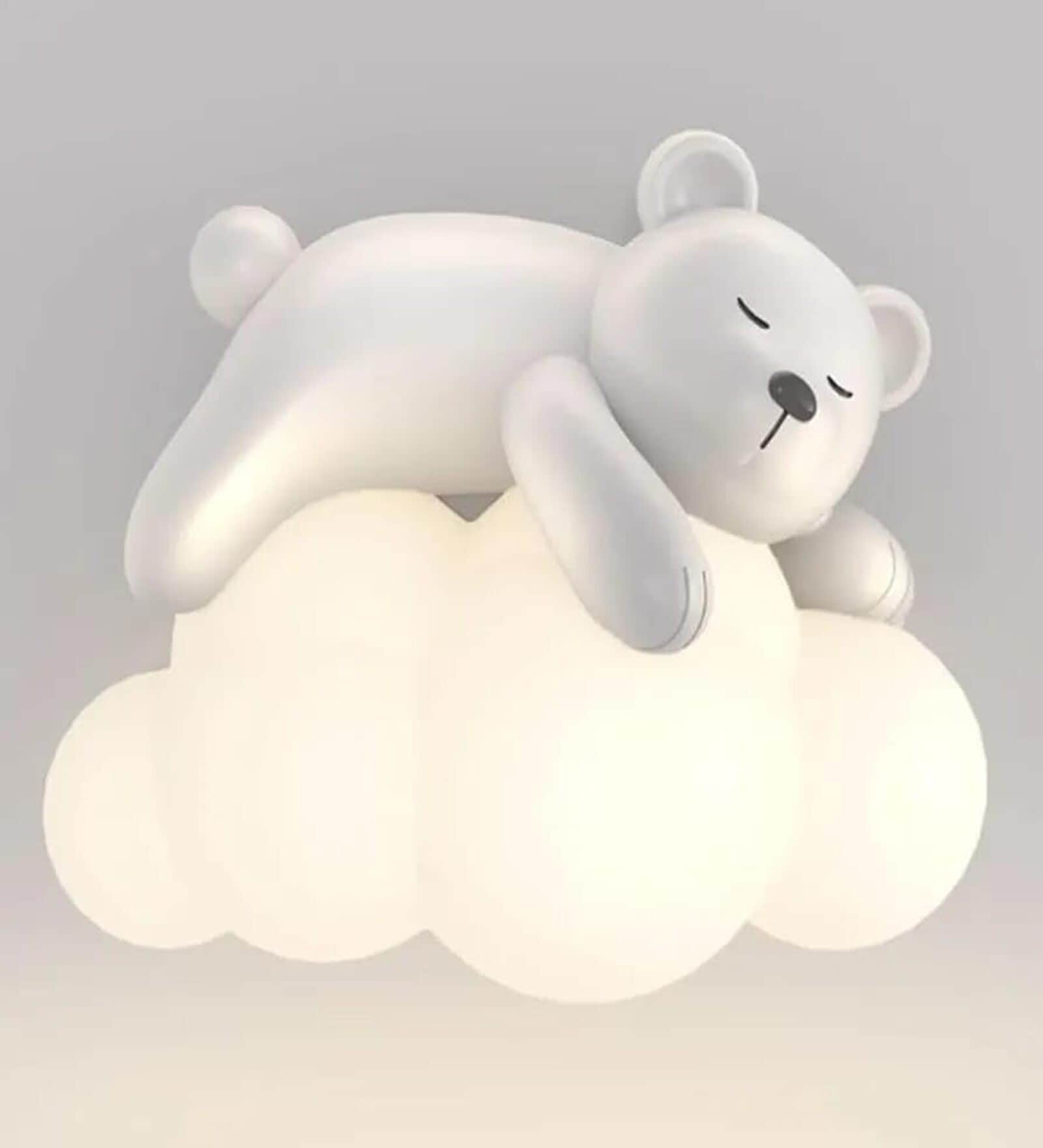 Buy Buddy Bear Cloud Wall Light Resin Body Tri-Color LED Cute ...