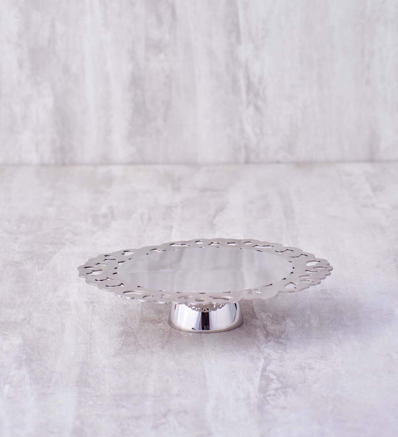 Buy Buran Silver Stainless Steel Cake Stand at 21% OFF by Arttdinox ...