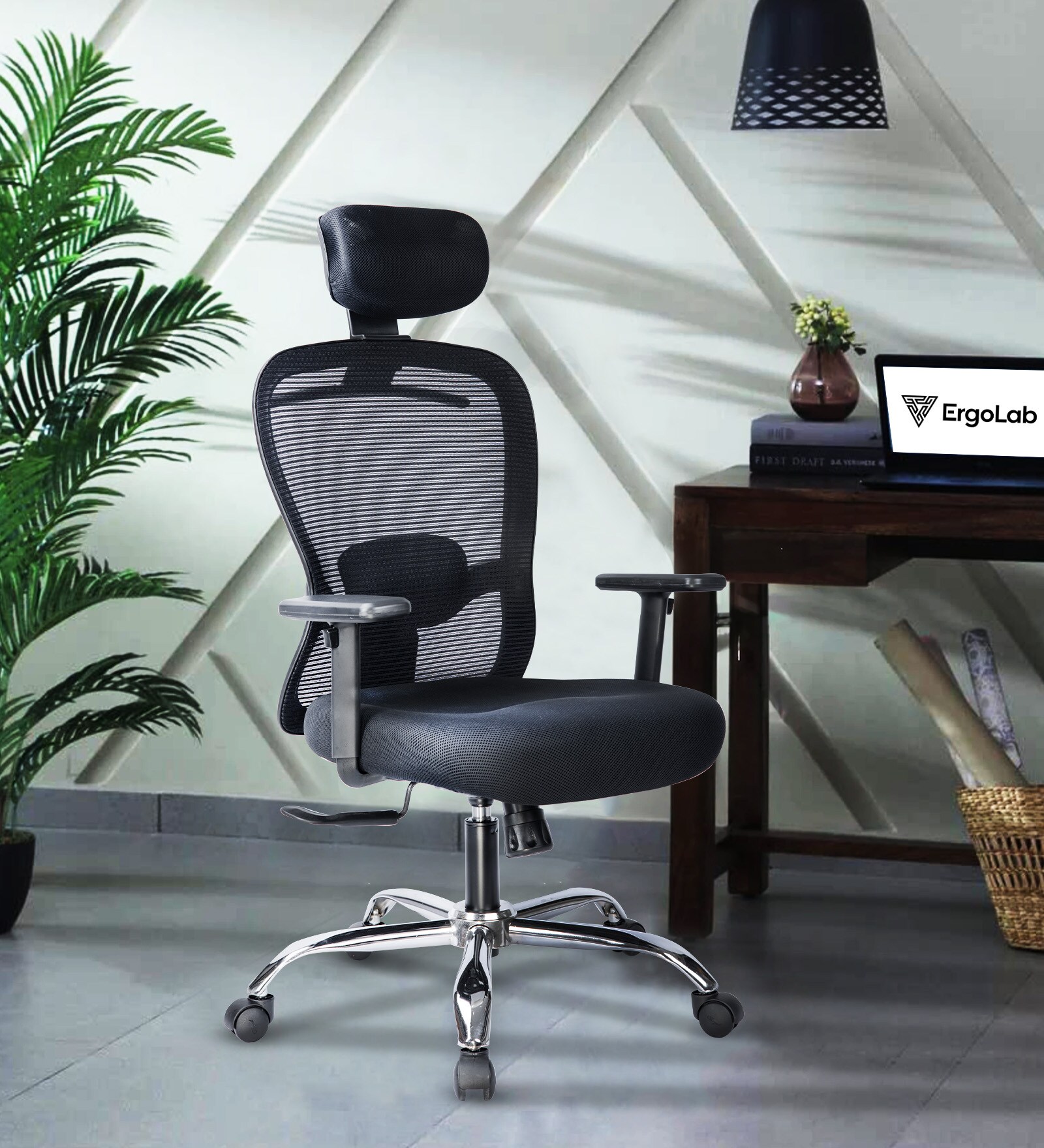 Buy Butterfly Breathable Mesh Ergonomic Chair in Black Colour at 51% ...