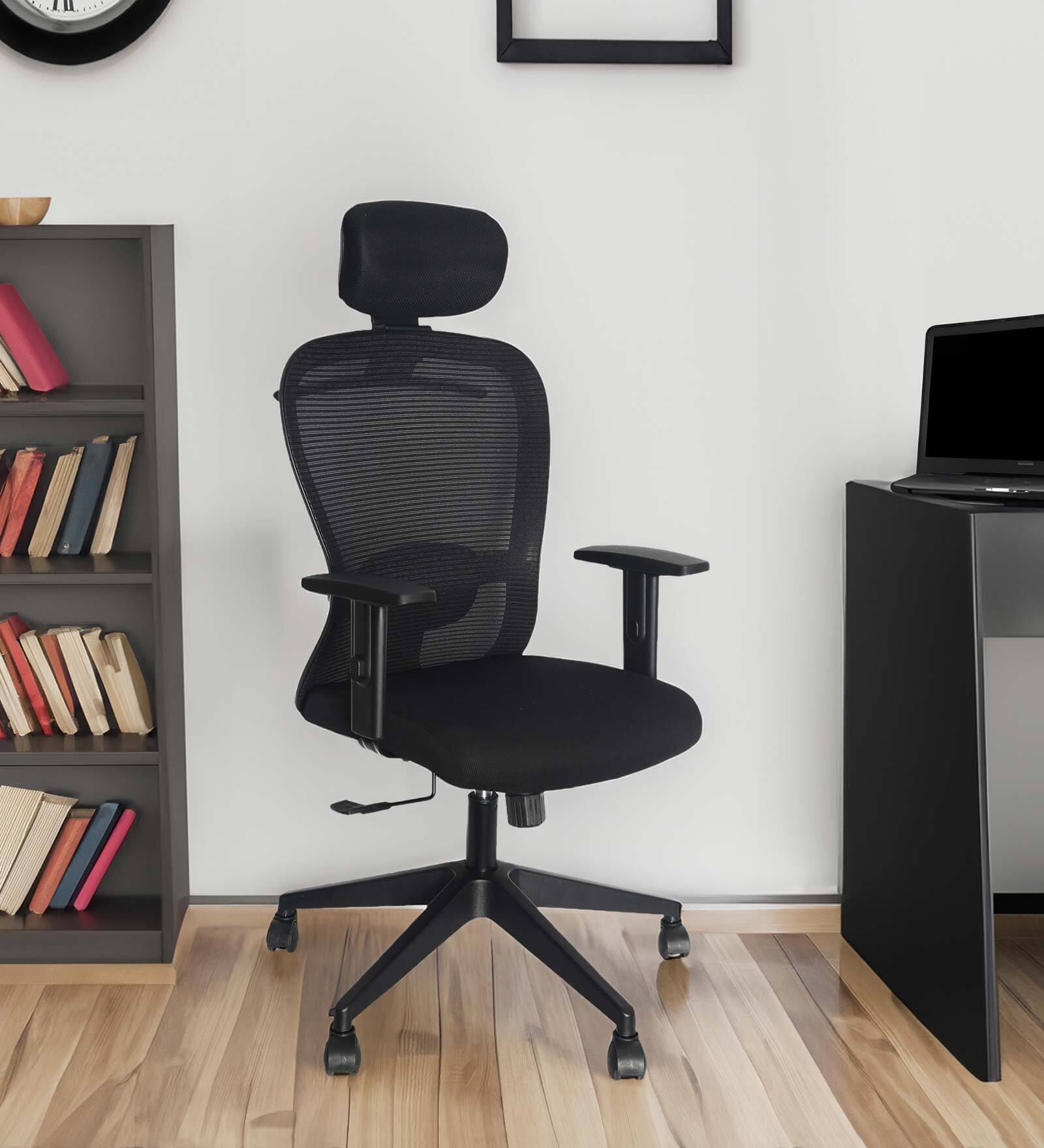Buy Butterfly Breathable Mesh High Back Ergonomic Chair In Black Colour ...