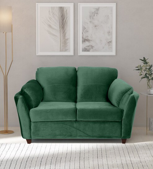 Green Contemporary 2 Seater Sofas Online @Upto 70% OFF | Pepperfry