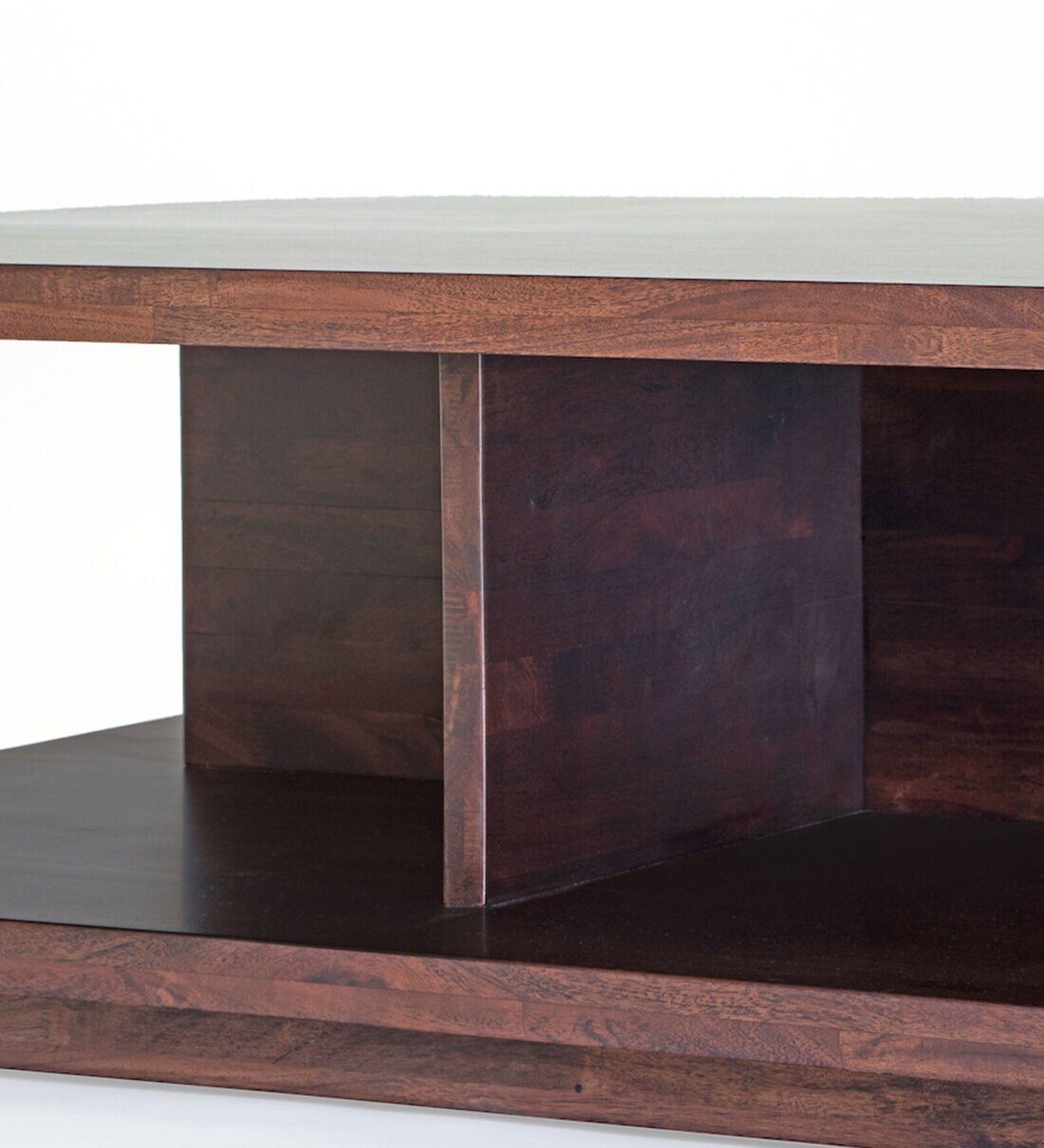Buy California Coffee Table in Dark Walnut Colour by Furnmill Online ...