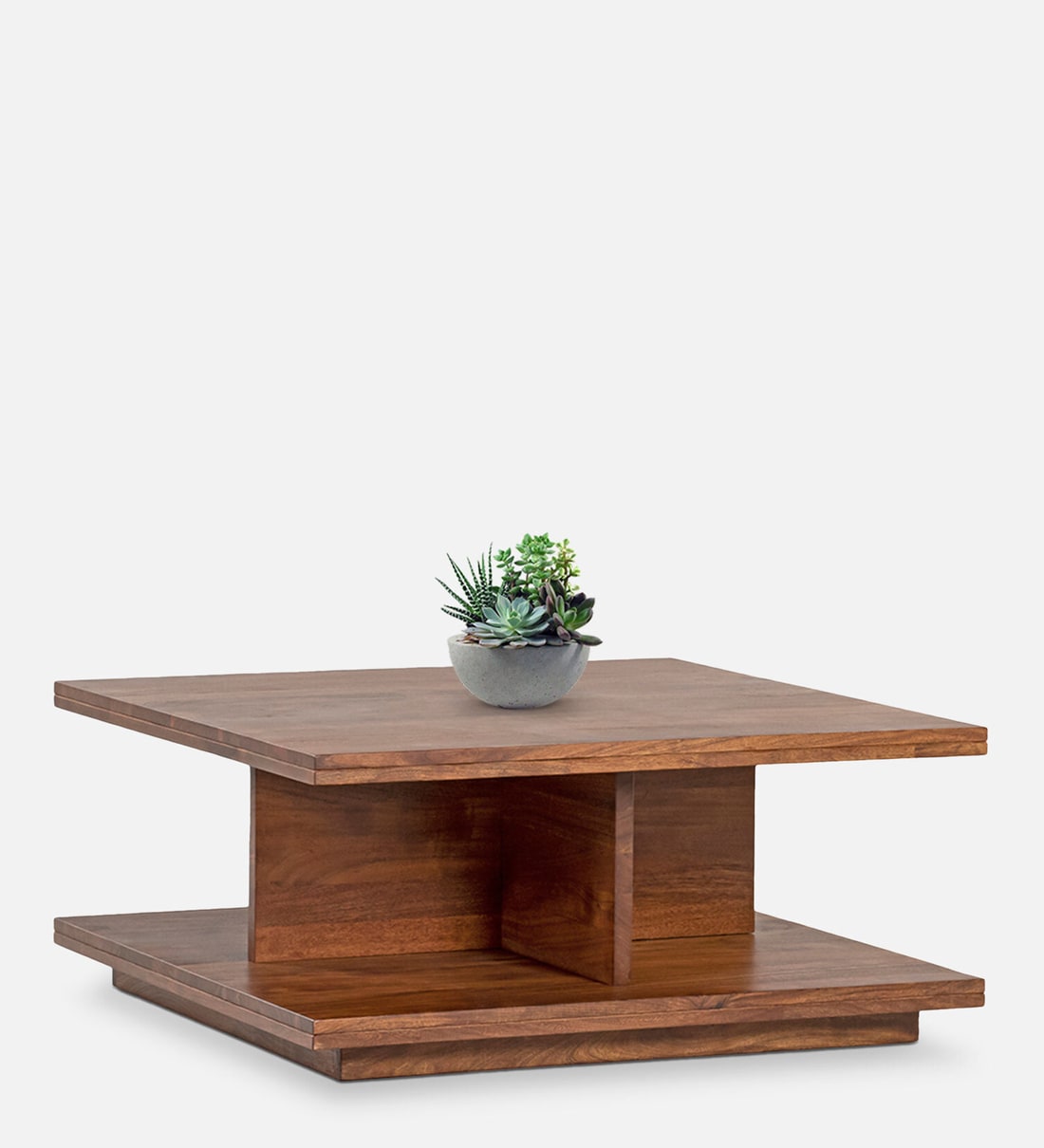 Buy California Solid Wood Coffee Table in Teak Finish at 100% OFF by ...
