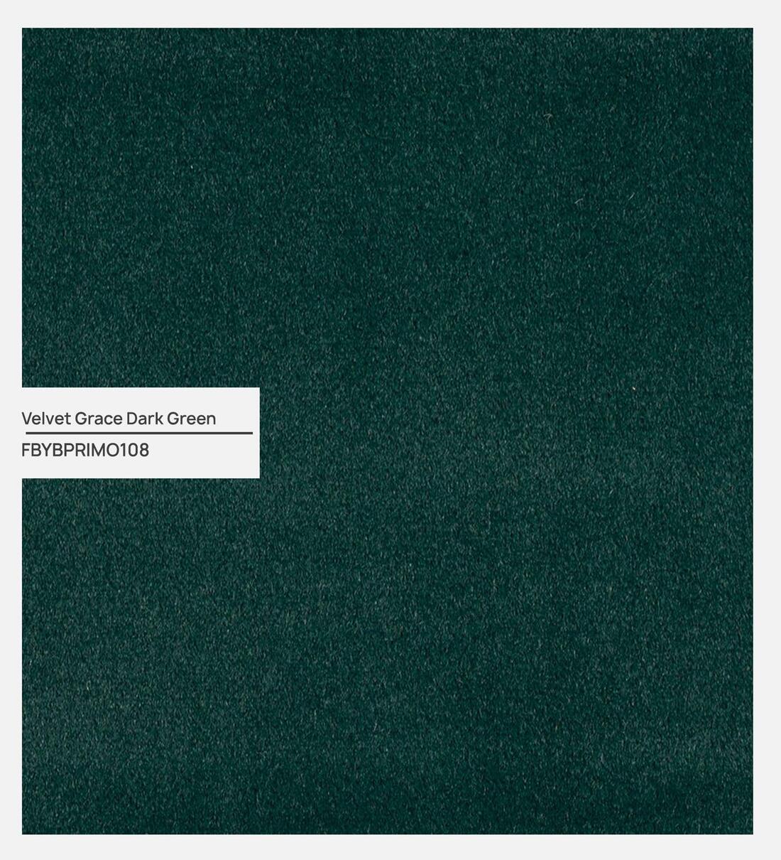 Buy Caliya Velvet Upholstered Queen Size Bed in Pine Green Colour with ...