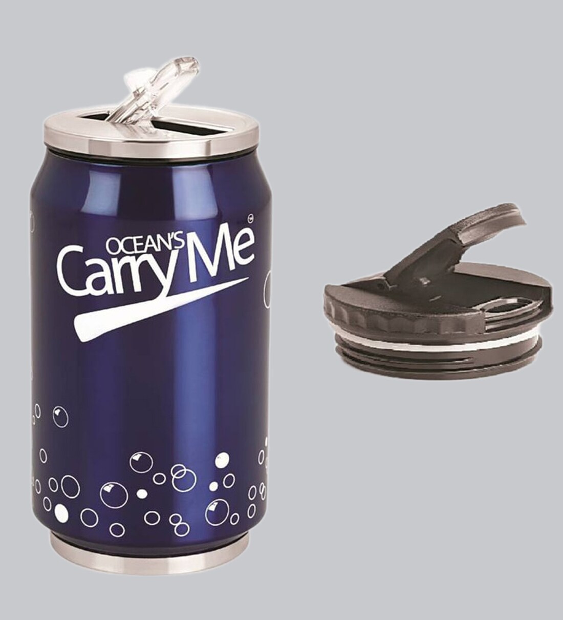 Buy CarryMe Sippie Thermocan Blue Stainless Steel 330 ML Bottle at 100% ...