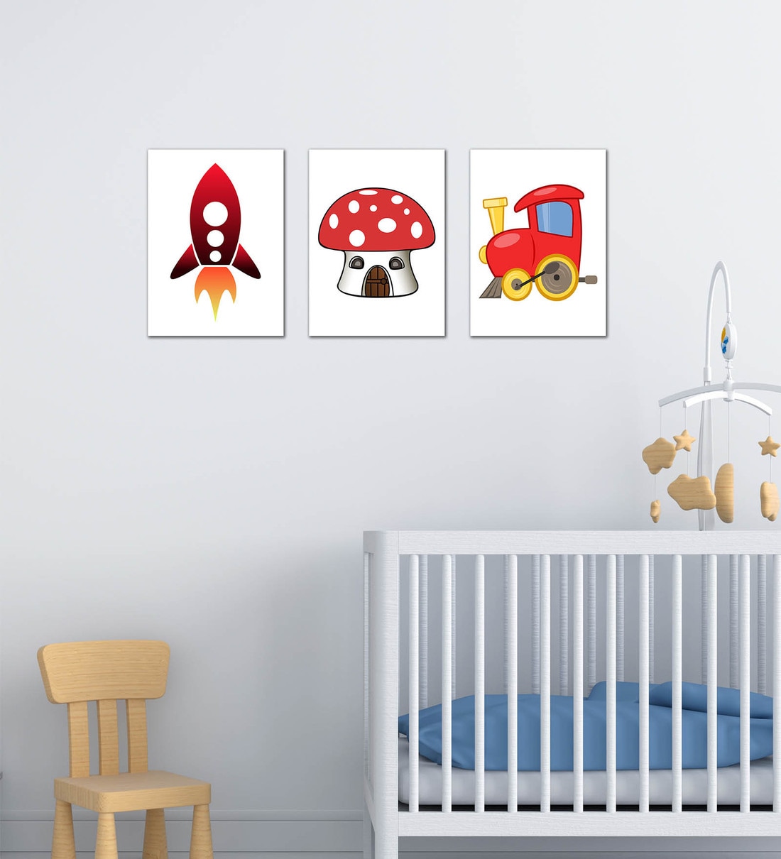 Buy Mdf Cartoon Kids Wall Panel In Multicolor By Wens Online - Kids ...