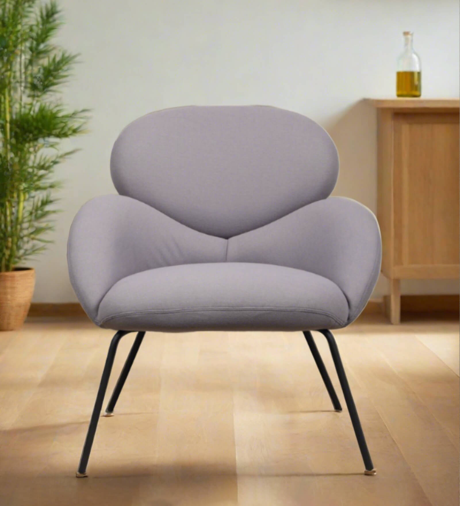 Buy Cairo Lounge Chair In Purple Colour at 100% OFF by The Golden ...