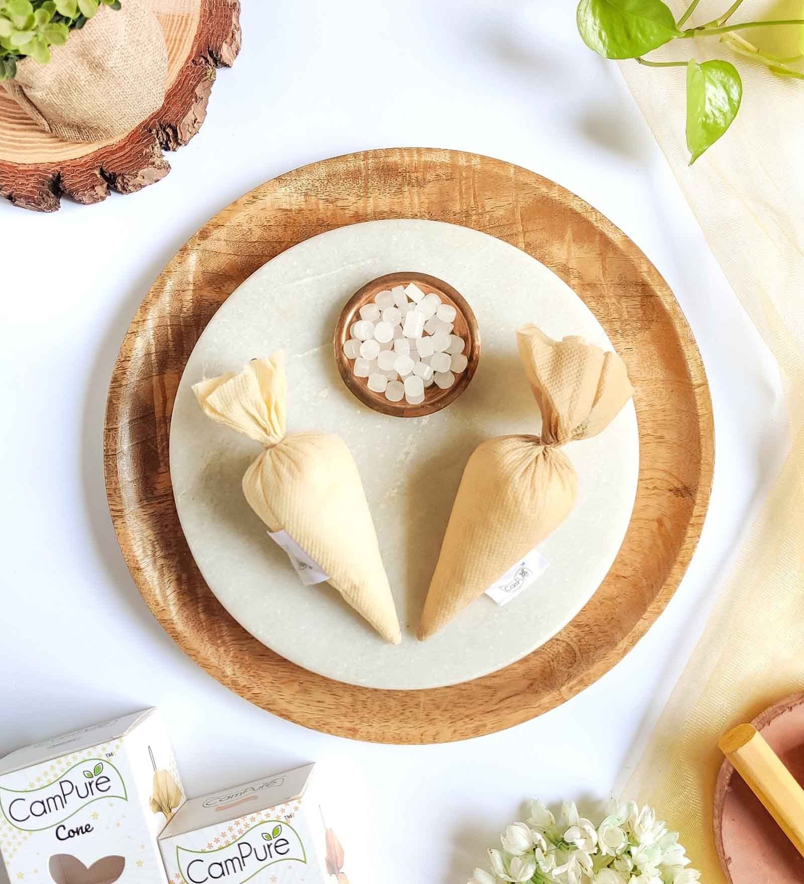 Buy CamPure Sandalwood & Mogra (Pack of 2) Cones at 20% OFF by Campure ...