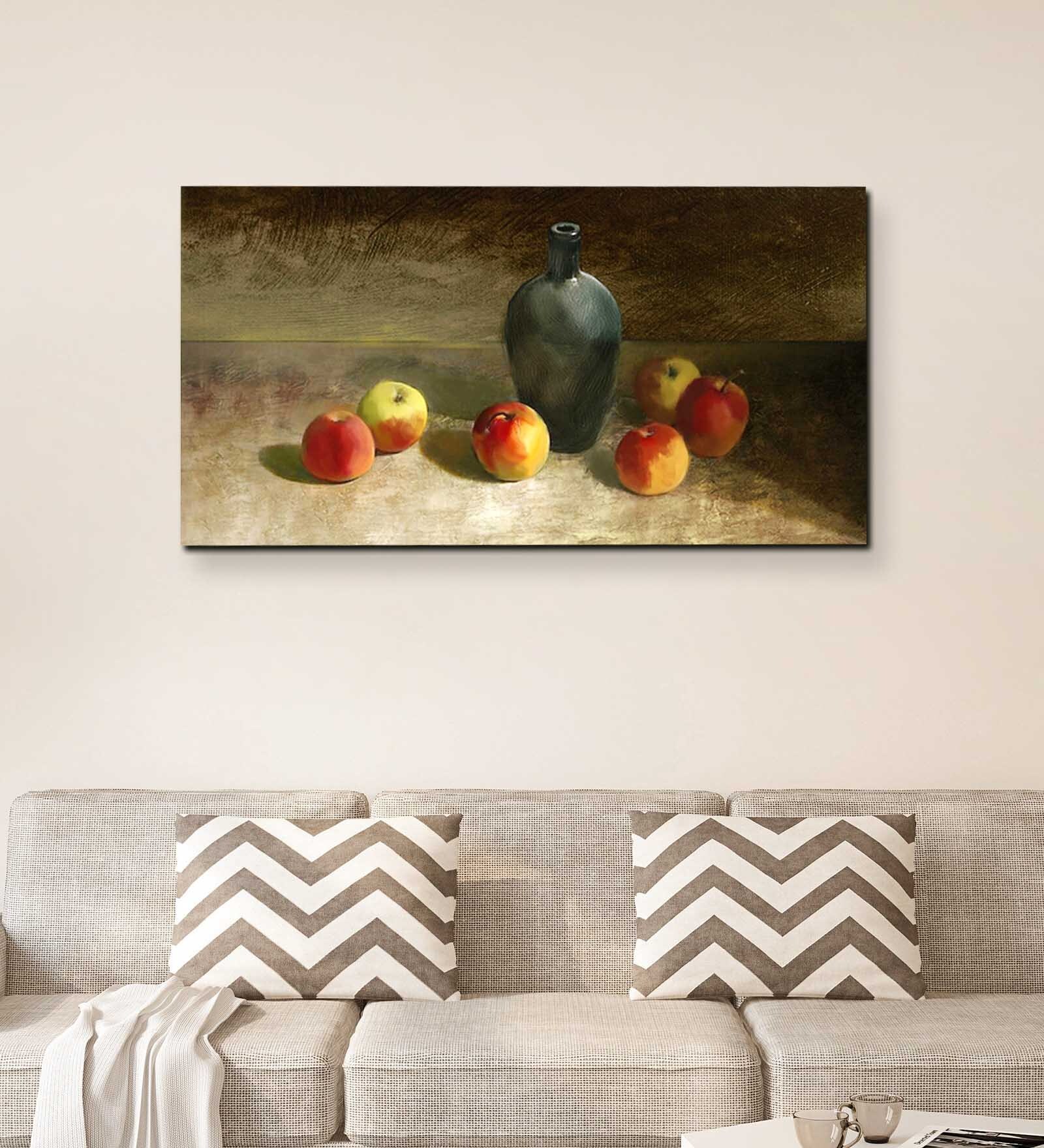 Buy Canvas 40 x 0.2 x 20 Inch Still Life Unframed Handpainted Art ...