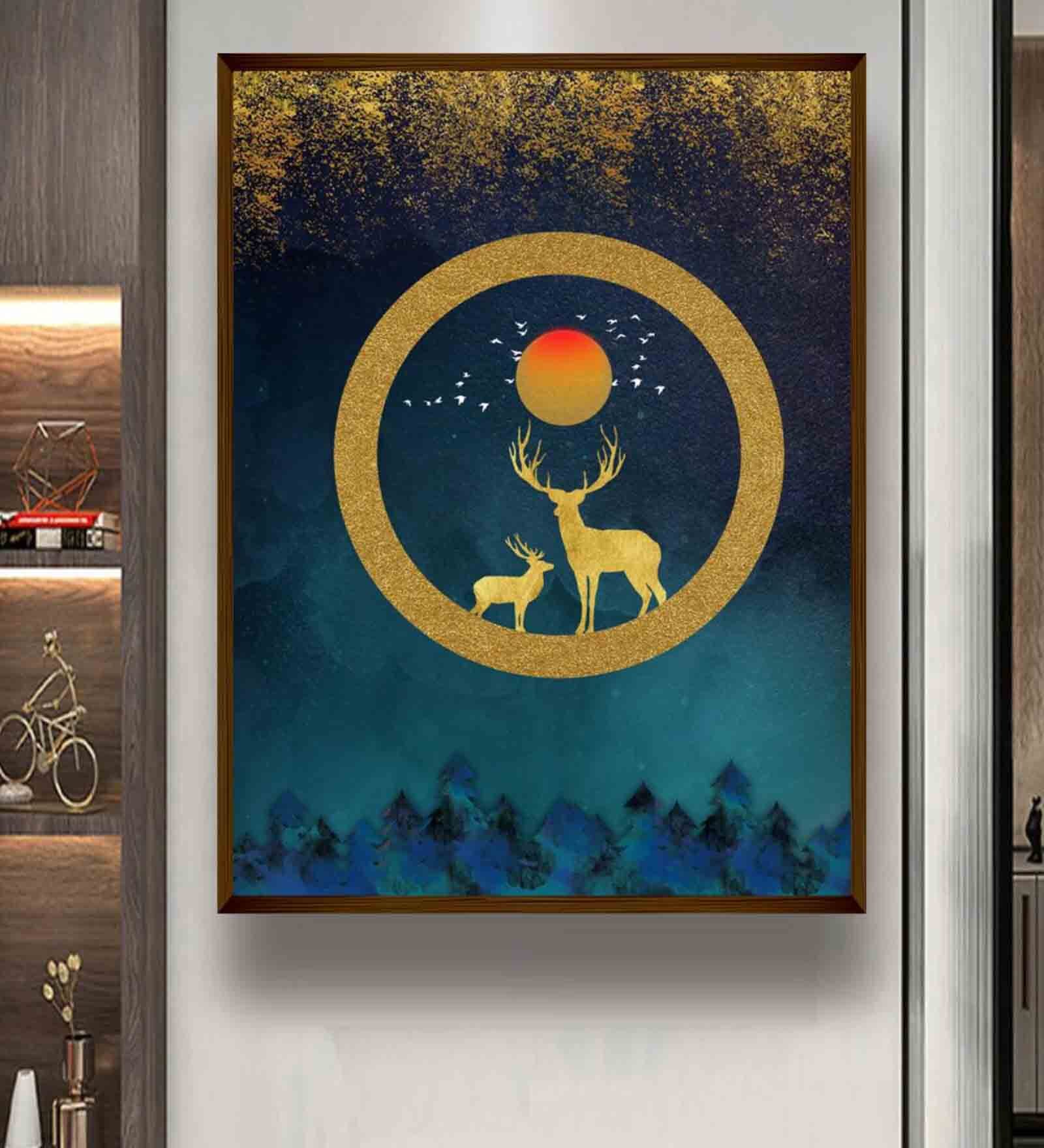 Buy Canvas Framed Stretched UV Digital Art Print at 32% OFF by THE ART ...