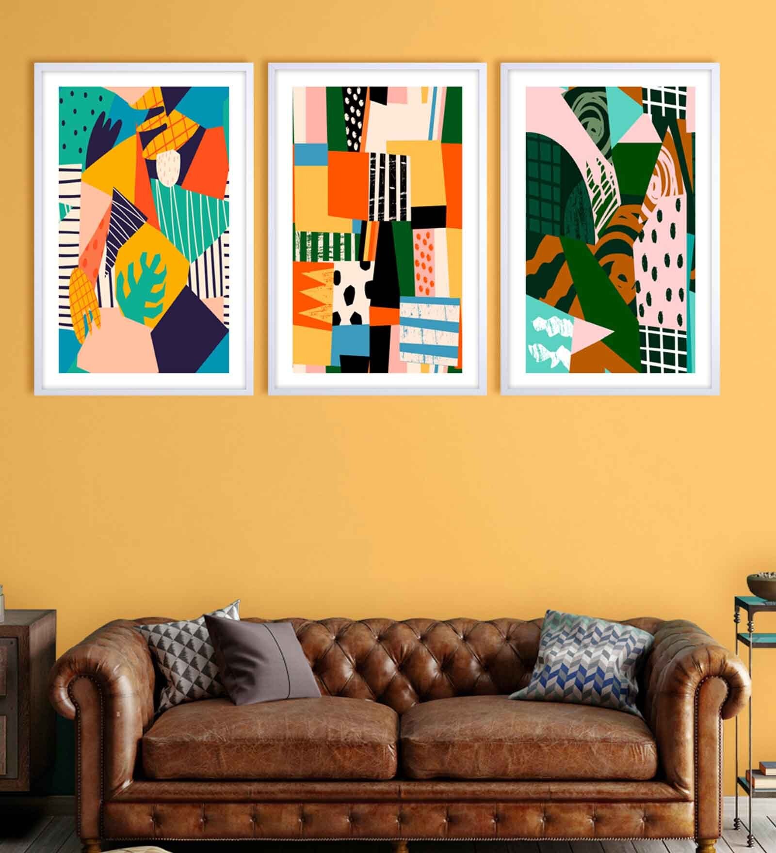 Buy Canvas Printed Colorful Abstract Art Print at 20% OFF by 999Store ...