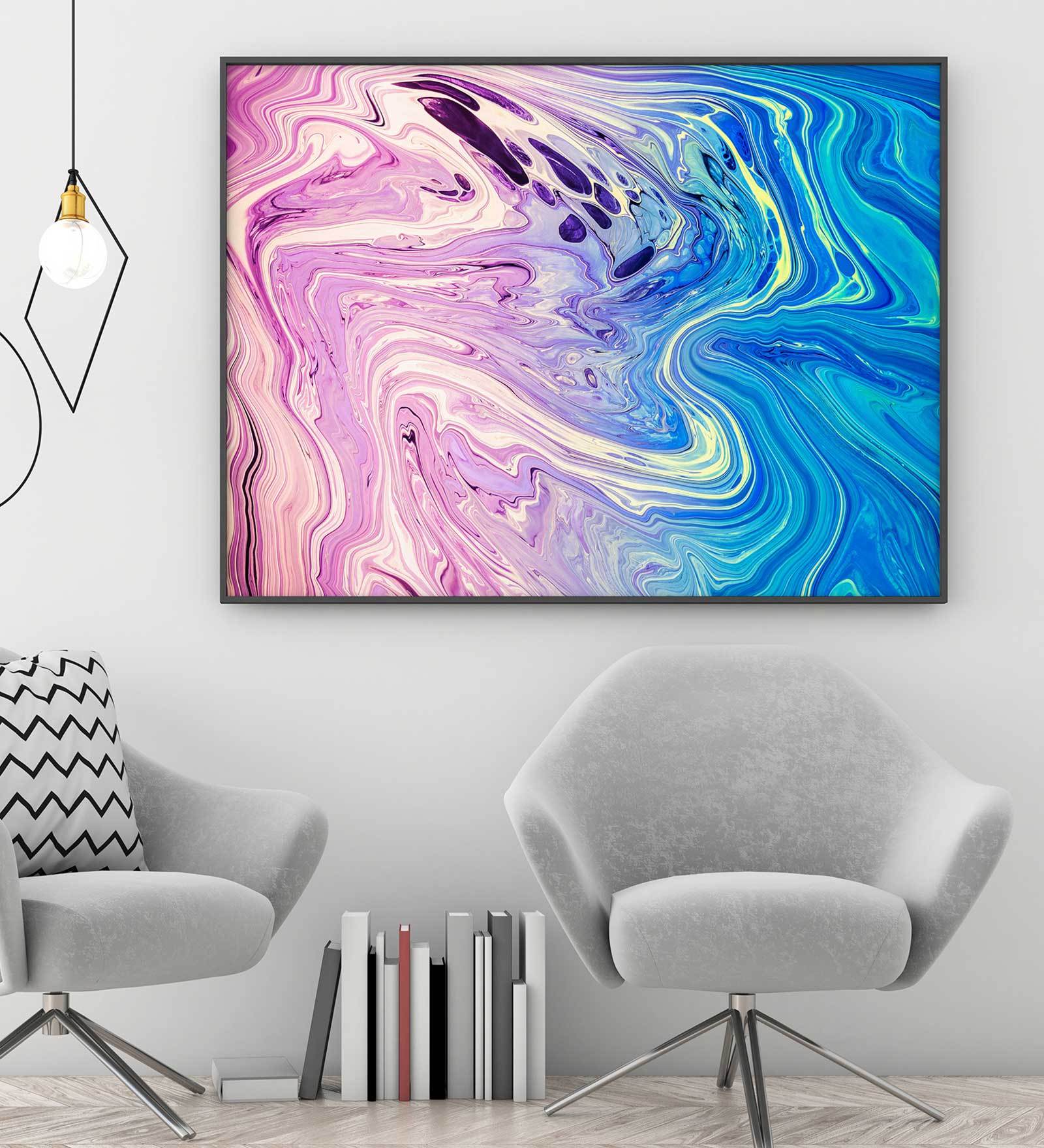 Buy Canvas Without Frame Art Prints In Blue at 17% OFF by Mera wala ...