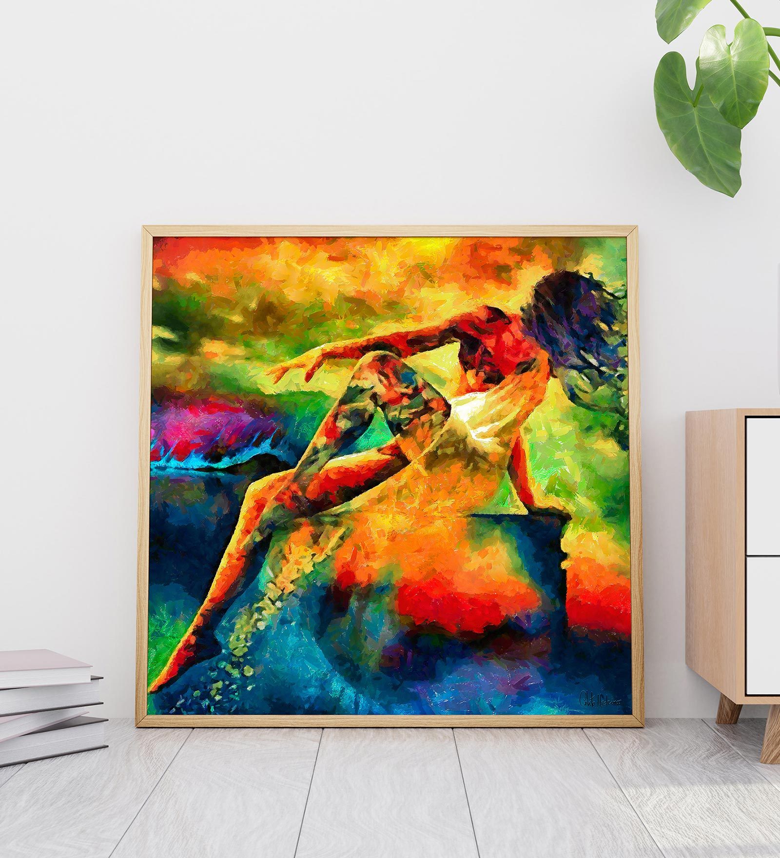 Buy Canvas Without Frame Art Prints In Orange By Mera Wala Print at 19% ...