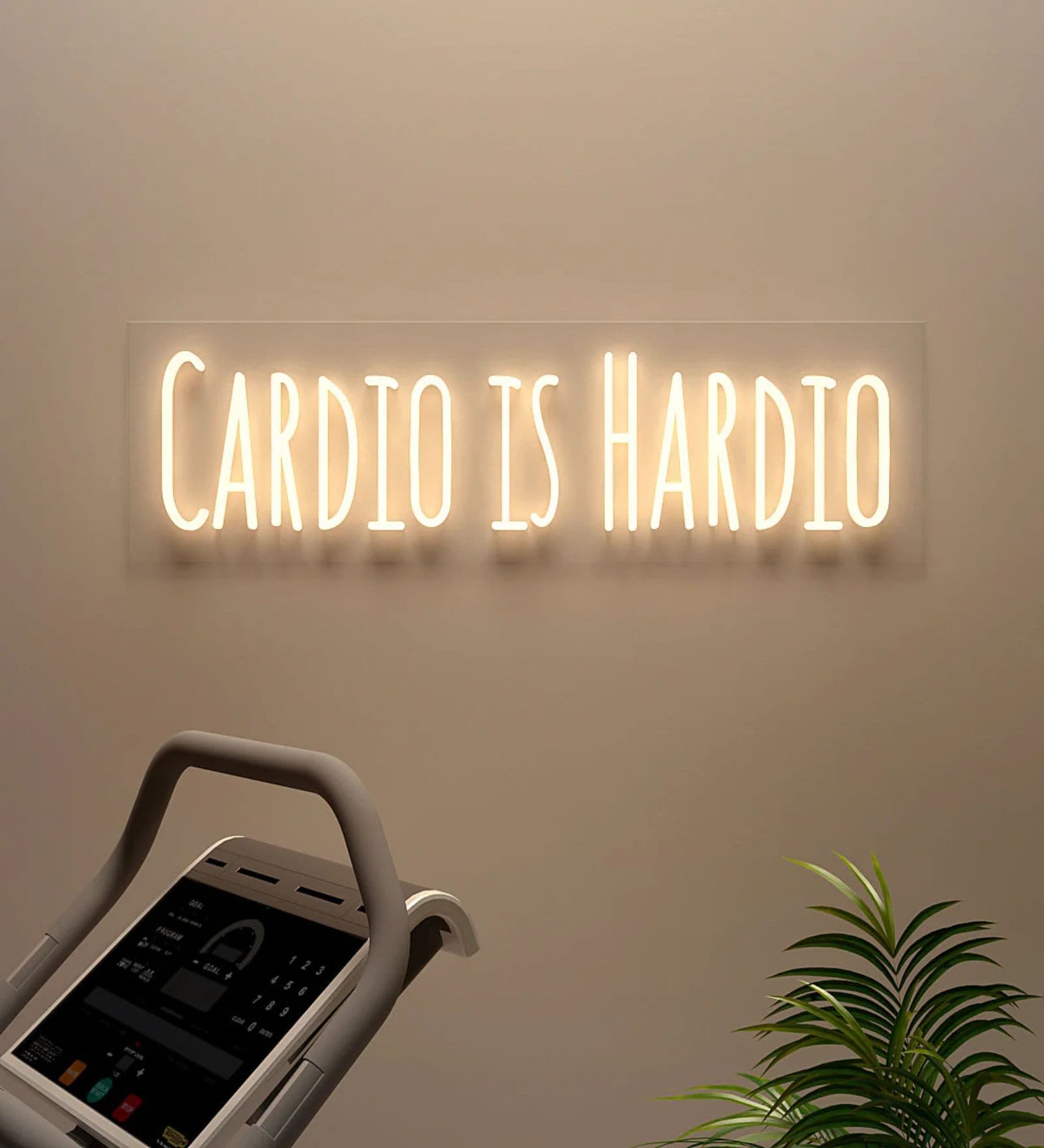 Buy Cardio Is Hardio LED Neon Light- Warm White at 33% OFF by ...