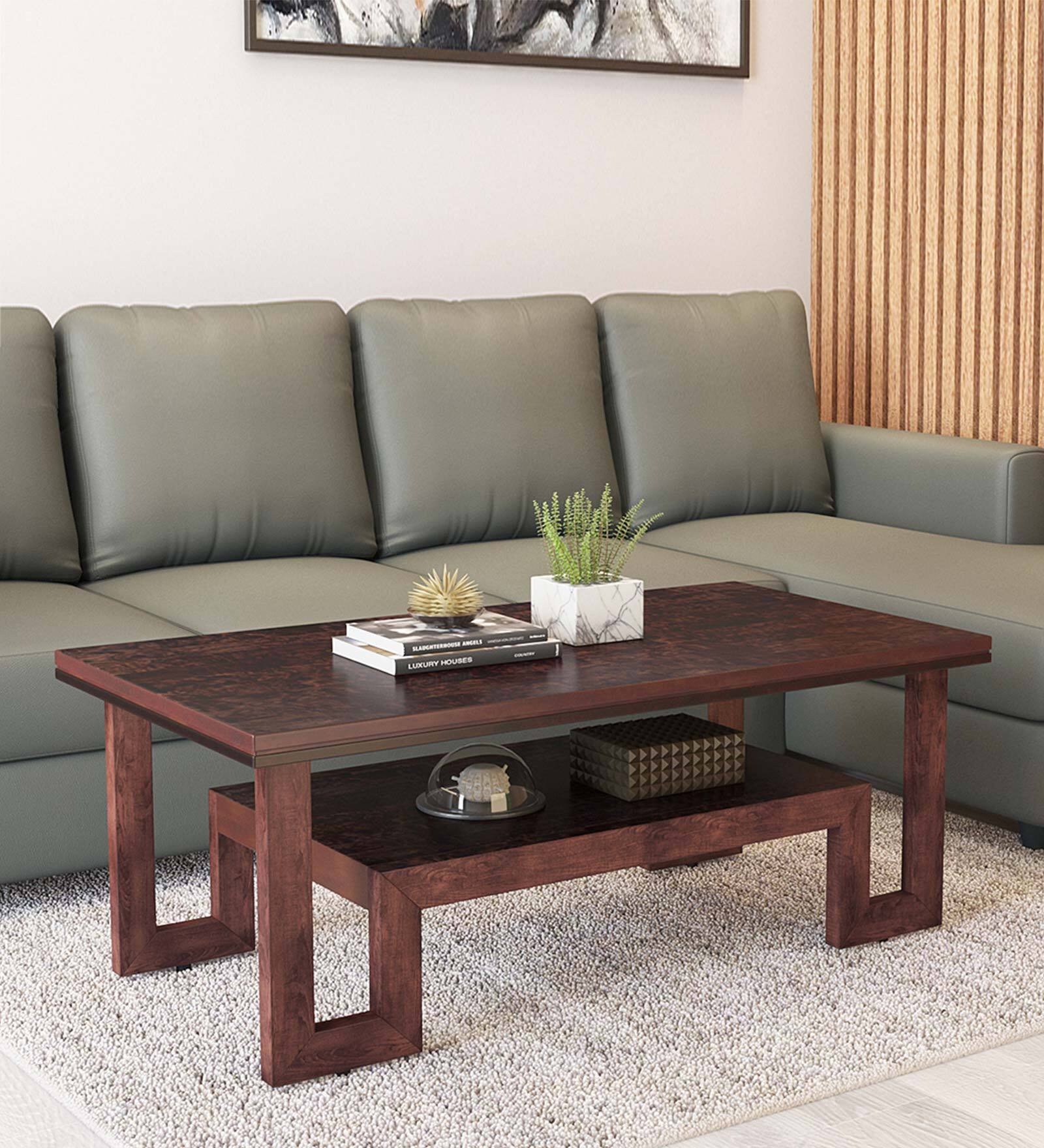 Buy Carlos Large Coffee Table in Walnut Finish at 45% OFF by Durian ...