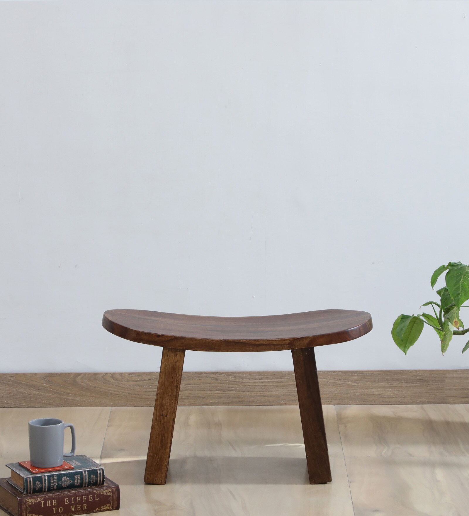 Buy Carlyle Solid Wood Foot Stool In Scratch Resistant Provincial Teak ...