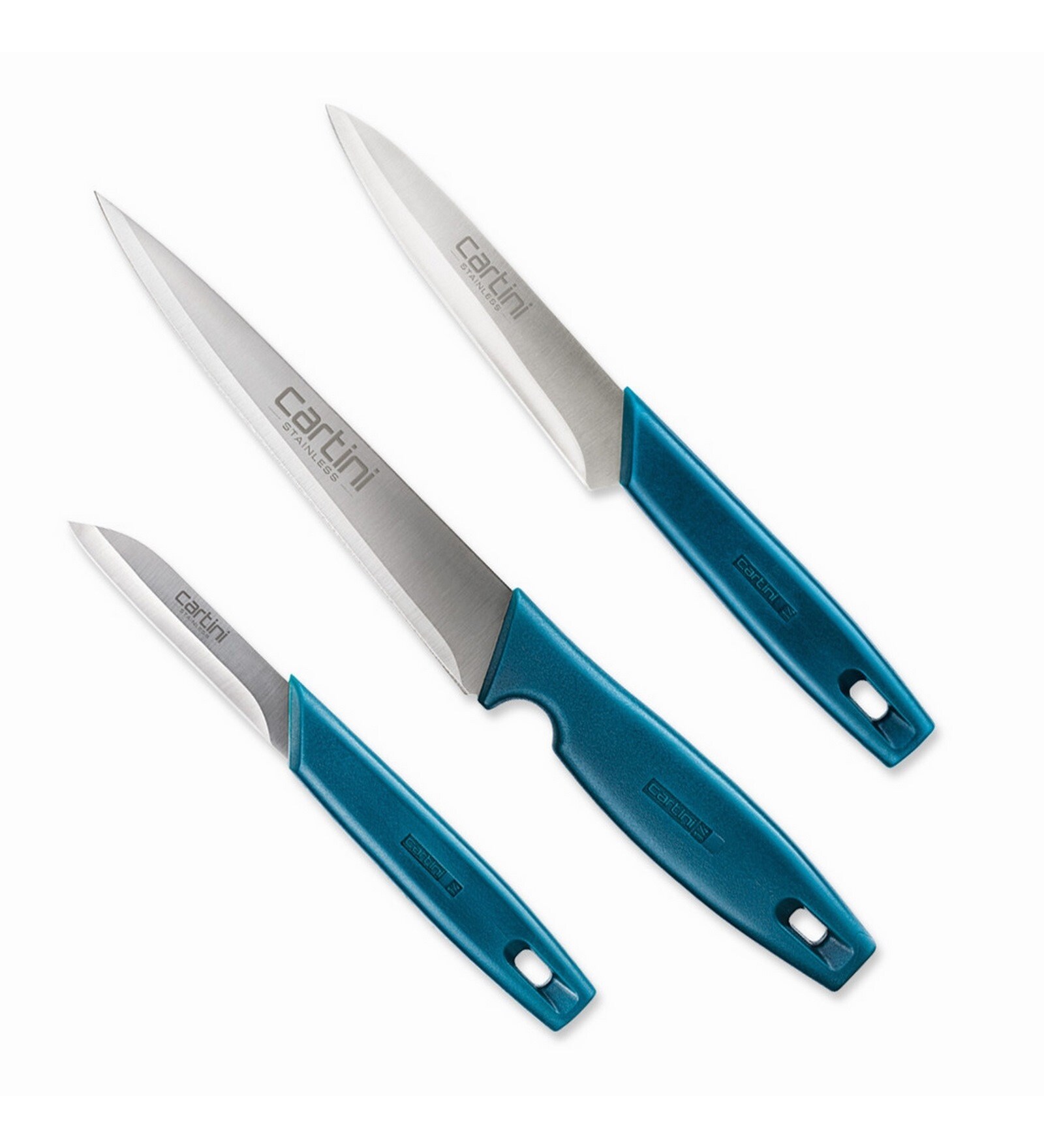 Buy Cartini Godrej Cartini Creative Kitchen Teal Iron & Steel Knives ...