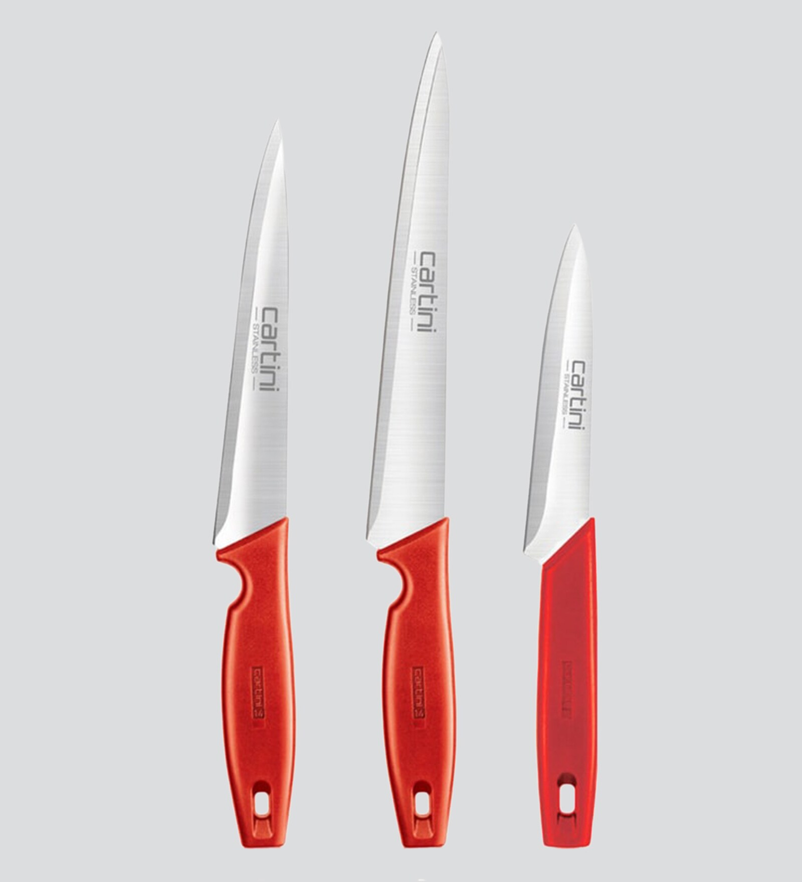 Buy Cartini Stainless Steel Knives -Set of 3 at 100% OFF by Cartini ...