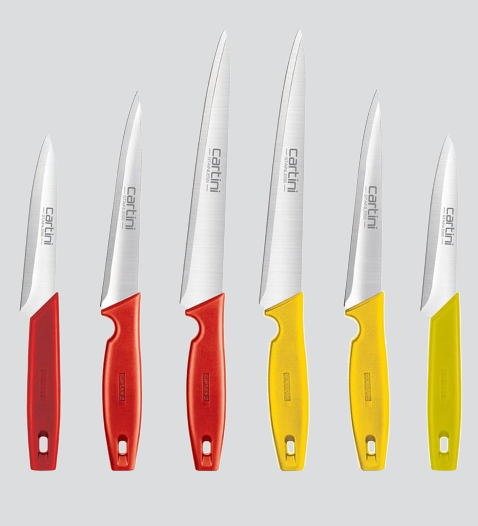 Buy Cartini Stainless Steel Knives- Set of 6 by Cartini | Pepperfry