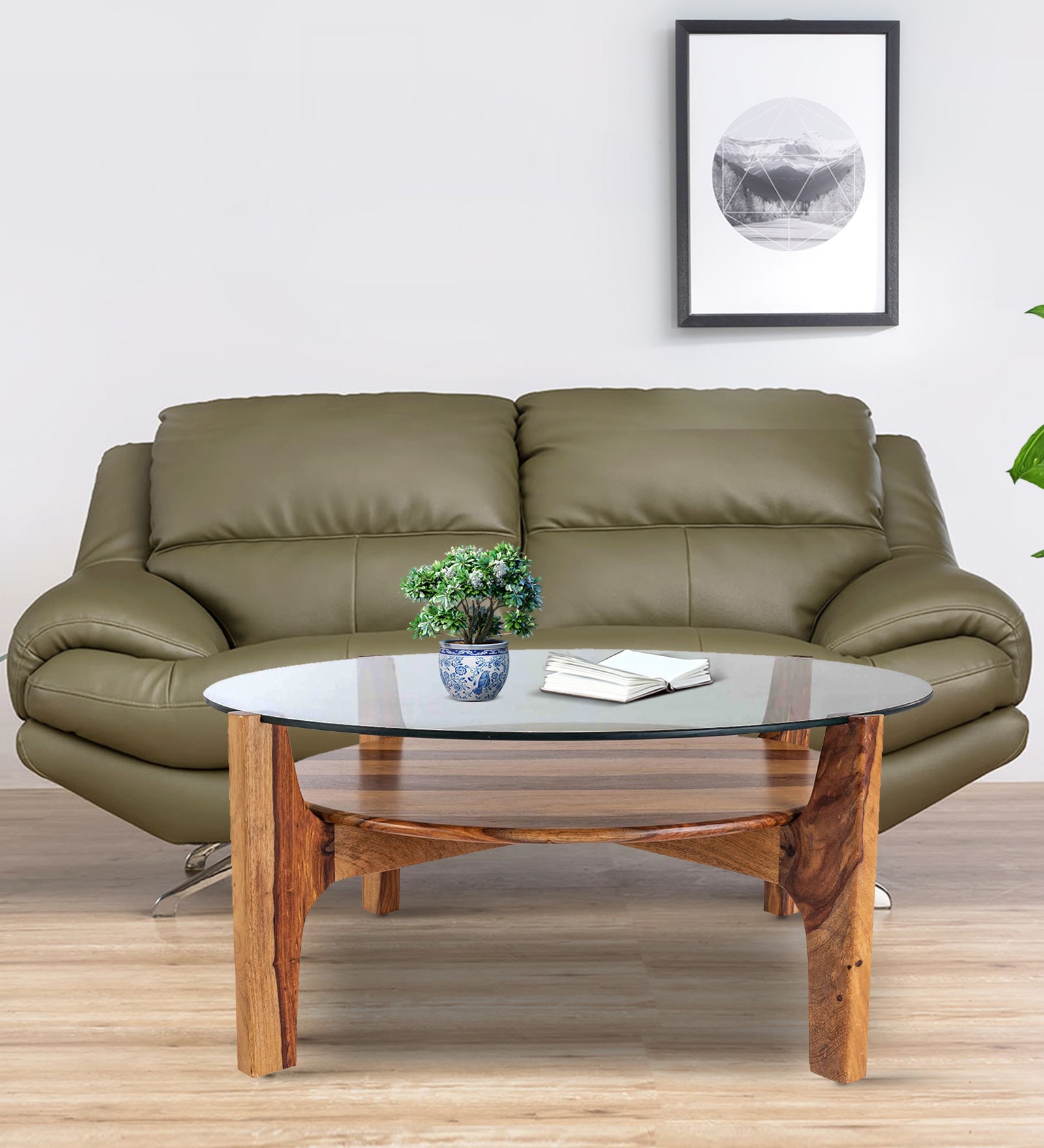 Buy Caturra Sheesham Wood Coffee Table In Natural Teak Colour at 13% ...