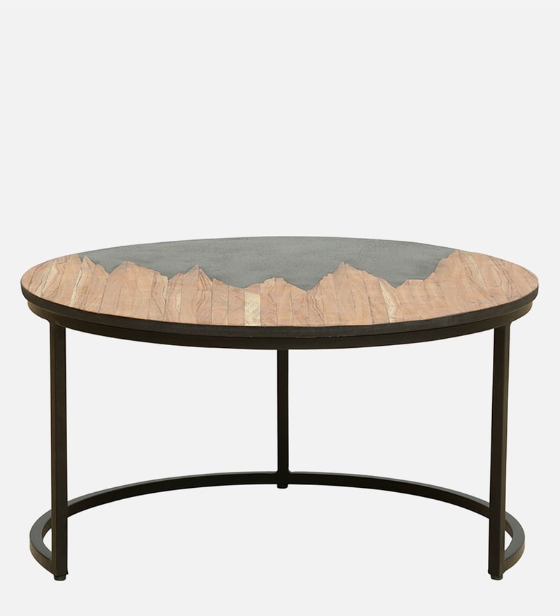 Buy Cady Metal Nest Of Tables In Black Finish (Set of 2) By Bohemiana ...