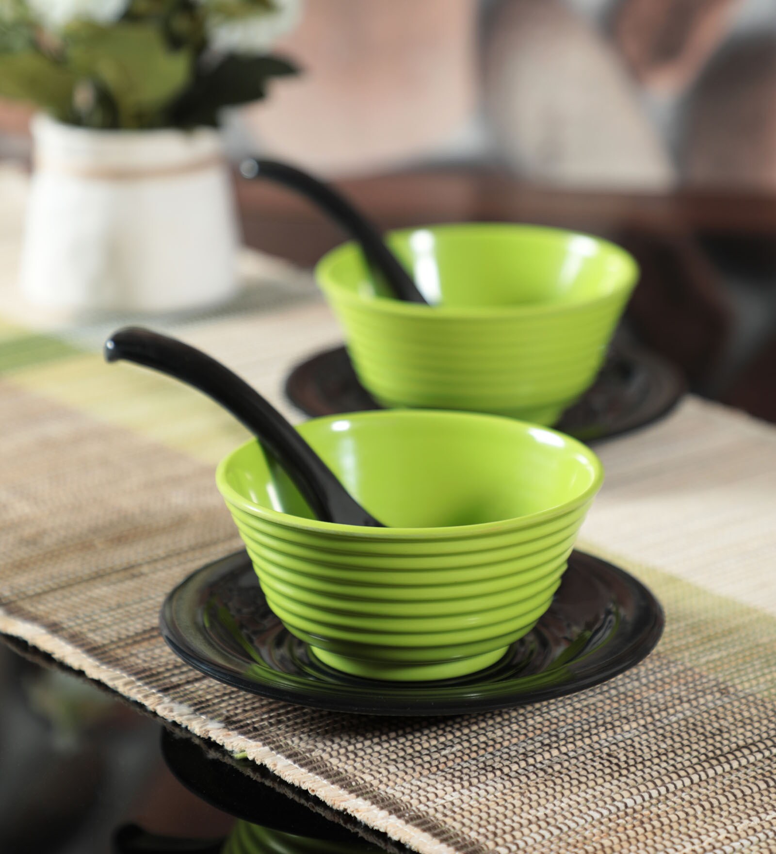 Buy 250 ML Melamine Soup Bowls Set of 6 by Cdi Online - Soup Bowls ...