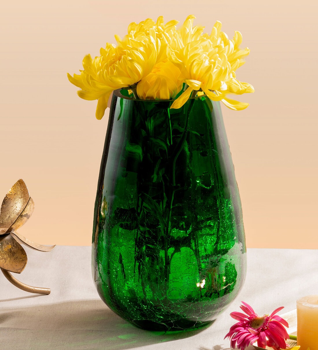Buy Celestial Green Color Glass at 25% OFF by The 7th Dekor | Pepperfry