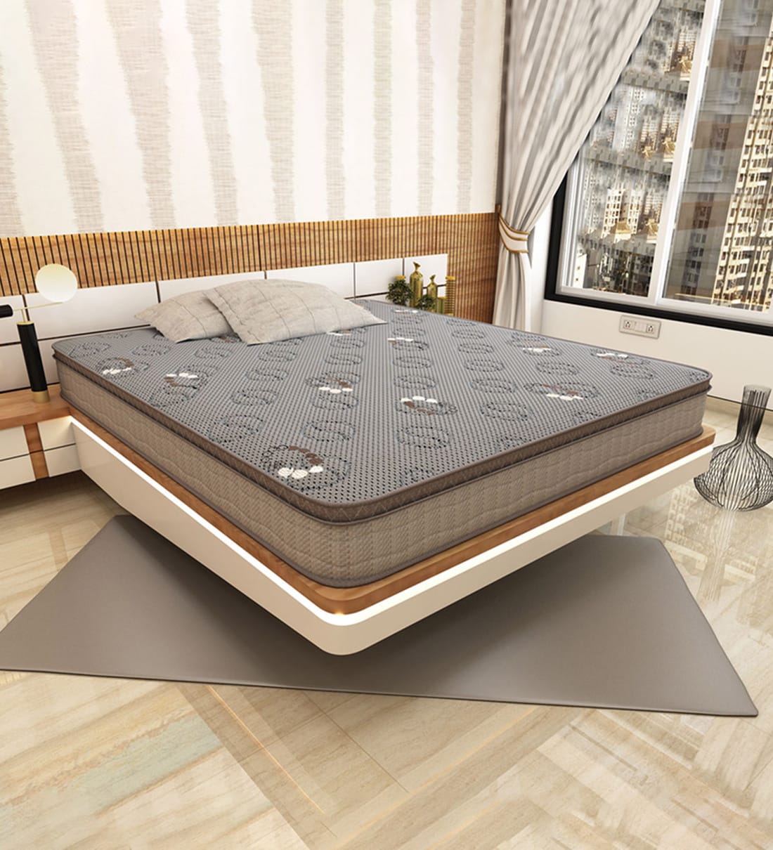 Buy Celestina Plush 8 Inch Memory Foam Mattress In Queen Size at 40% ...