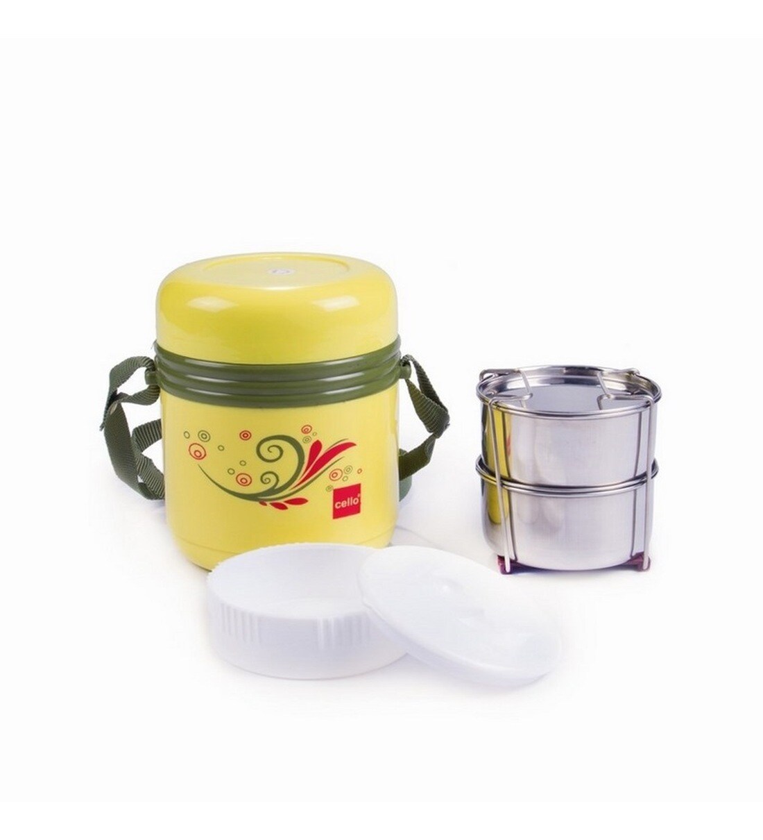 Buy Cello Orbit Insulated Lunch Carrier - 2 Container Pista Online ...