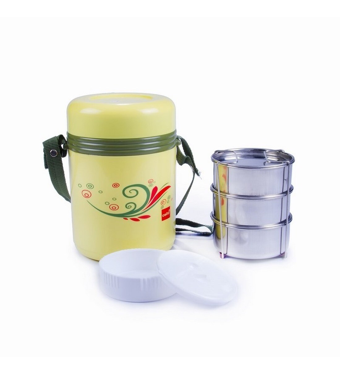 Buy Cello Orbit Insulated Lunch Carrier - 3 Container Pista Online ...