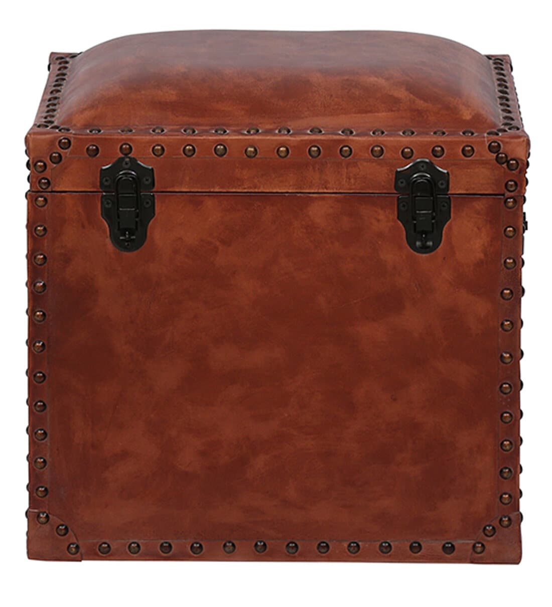 Buy Celtic Upholstered Trunk In Tan Colour By Bohemiana Online - Trunks ...