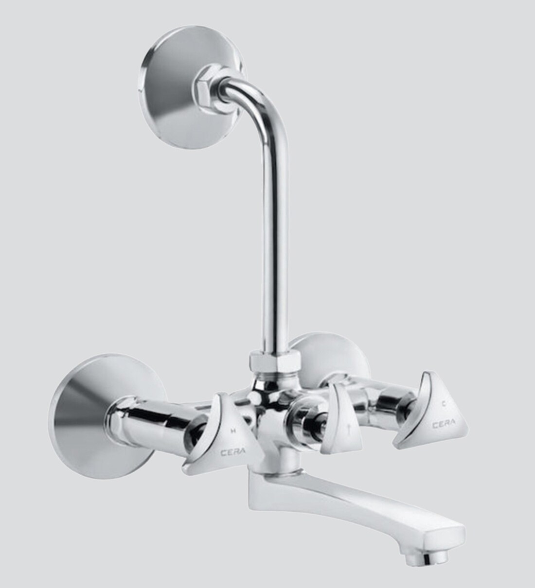 Buy Brass Wall Mixer Bathroom Tap In Chrome Finish (Model No: F2010401 ...