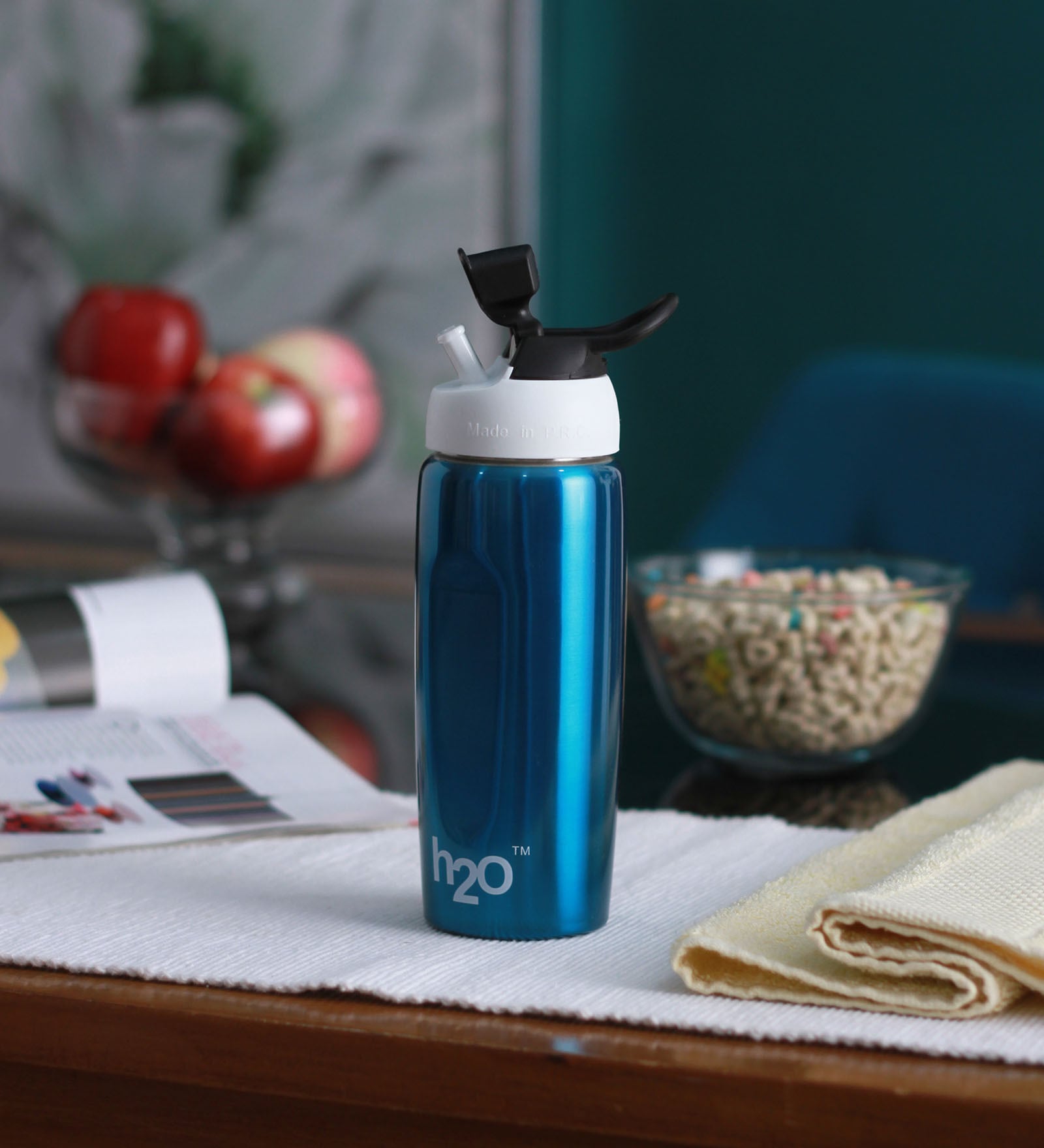 Buy Celebration Gift H2O Blue Stainless Steel 600 ML Trendy Water ...